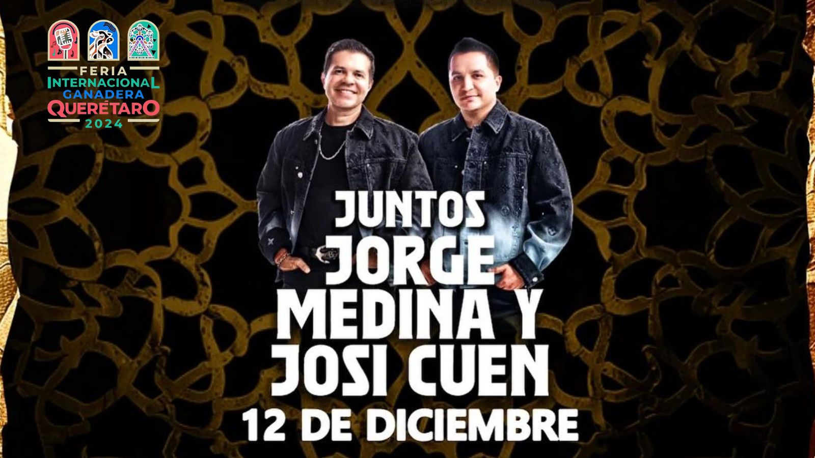 Jorge Medina y Josi Cuen – Palenque de la Feria Querétaro 2024 - Zona Vip